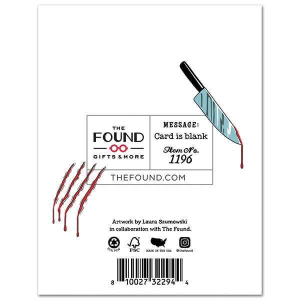Cult Horror Killer Birthday Card – Allport Editions