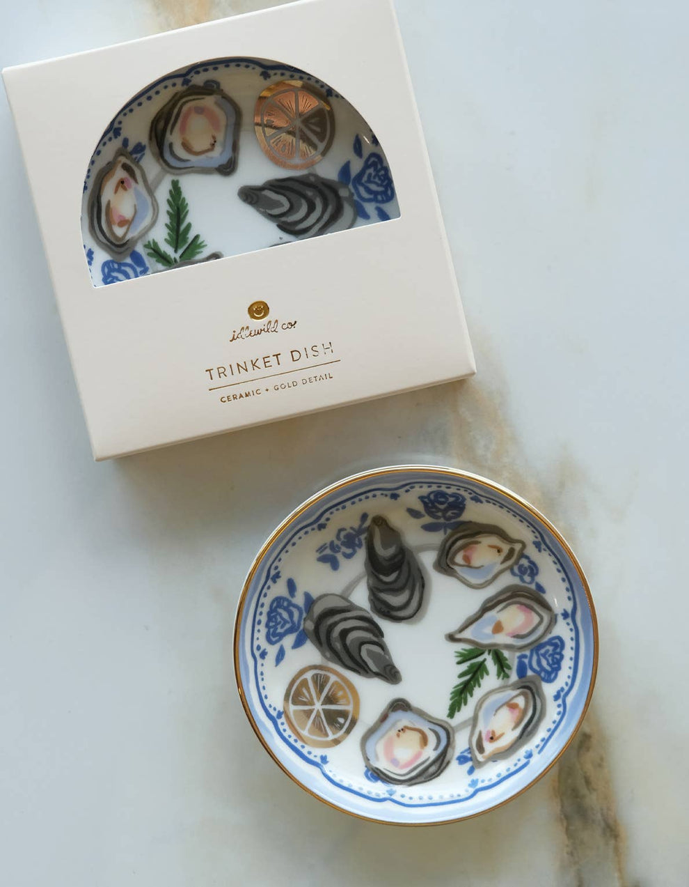 Oysters Porcelain Trinket Dish – Allport Editions