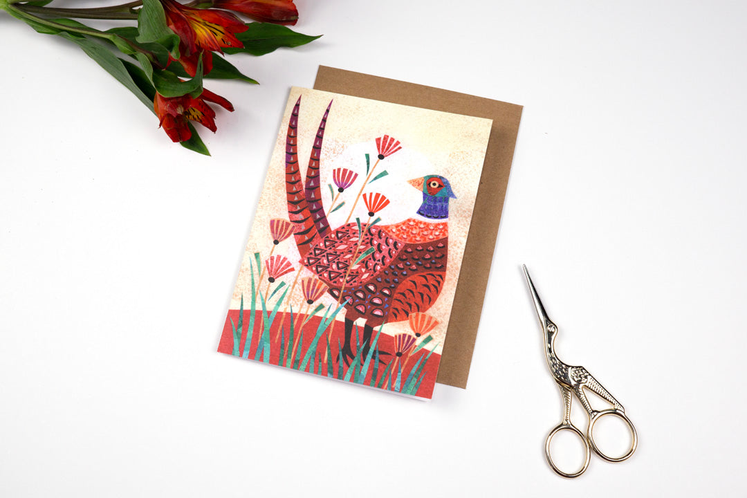 Harvest Pheasant (Thanksgiving) Card – Allport Editions