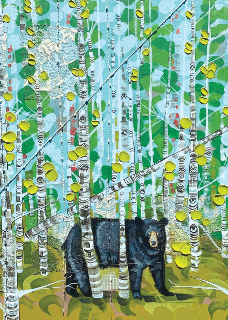 We Can See You Black Bear Card – Allport Editions