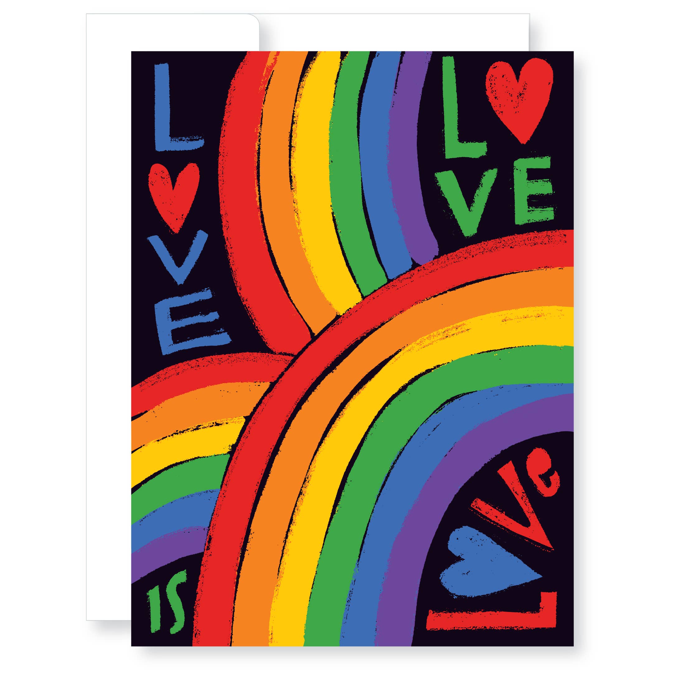 Rainbows Love is Love Card – Allport Editions