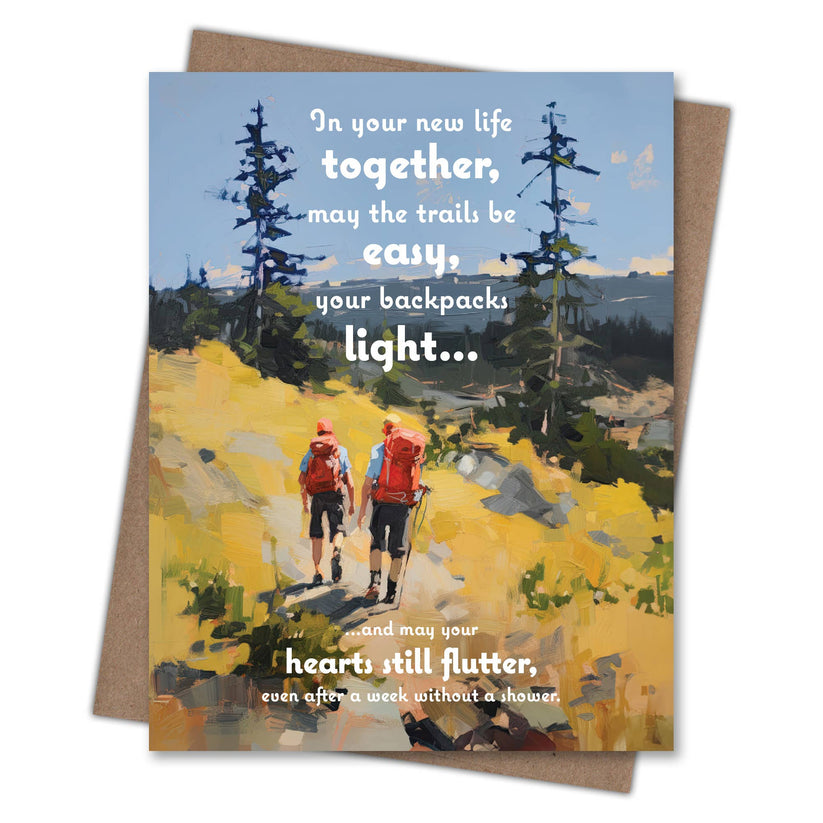 Backpackers Wedding Card – Allport Editions