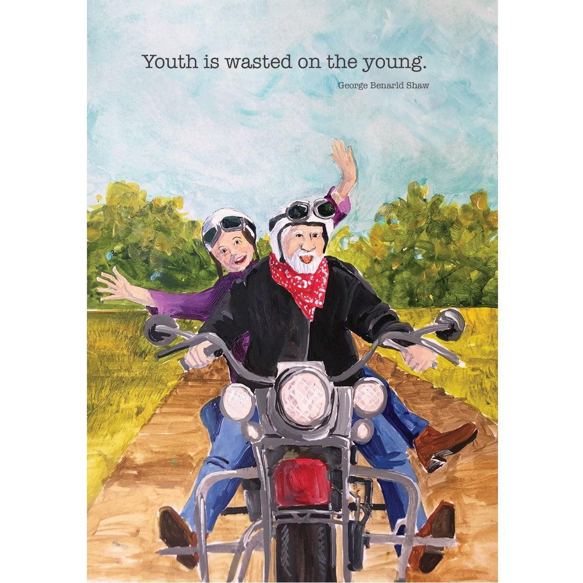Youth is Wasted On the Young Birthday Card – Allport Editions