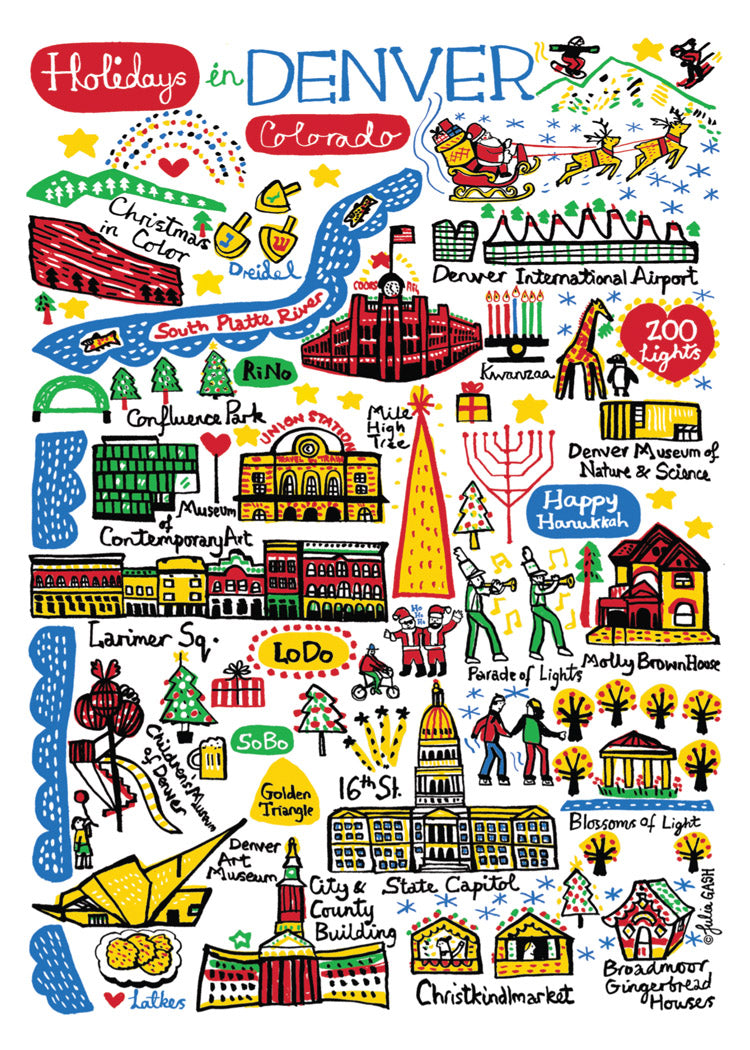 Holidays in Denver Holiday Cards – Allport Editions