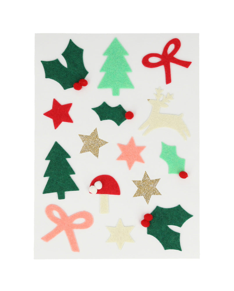 Felt Christmas Icon Stickers – Allport Editions