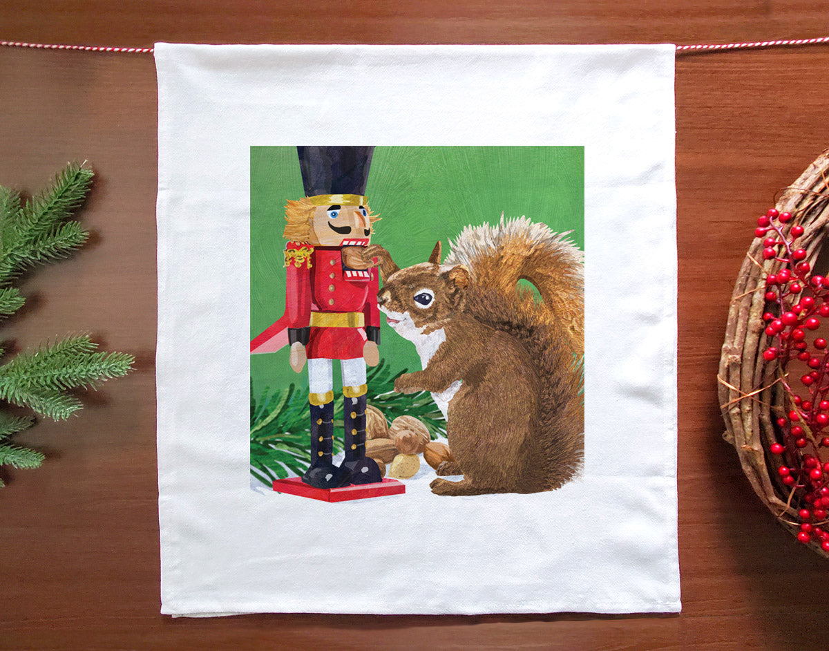 Squirrel Nutcracker Towel – Allport Editions