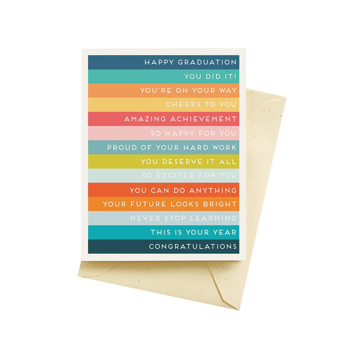 Grad Stripes Graduation Card – Allport Editions