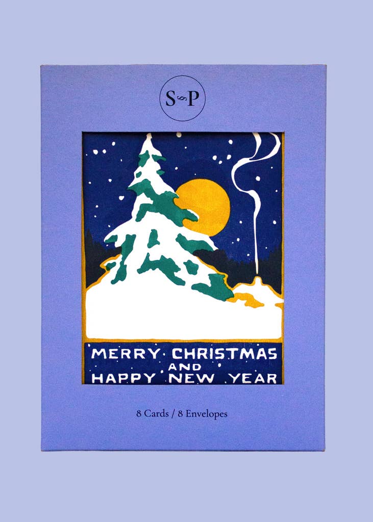 Winter Moonlight Boxed Holiday Cards – Allport Editions
