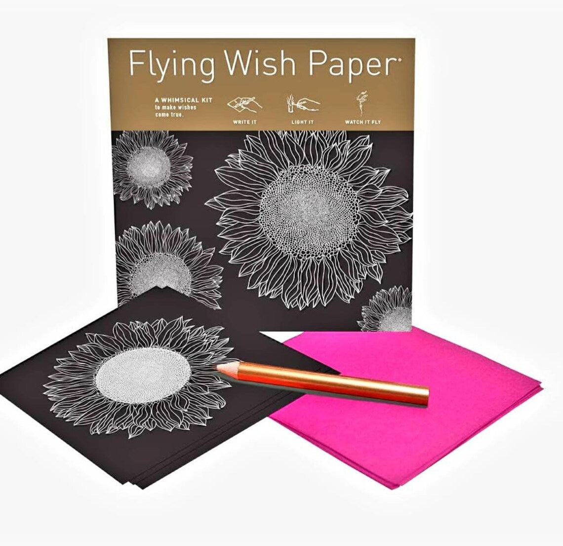 Sunflower Flying Wish Paper Kit – Allport Editions