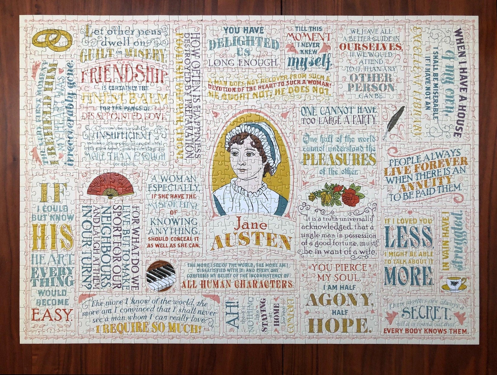 Jane Austen Puzzle - 1000pc – Allport Editions