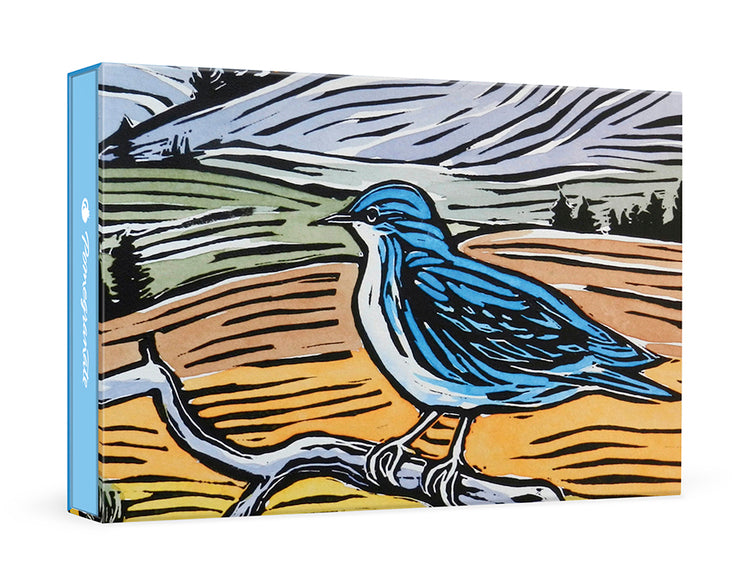 Molly Hashimoto: Bluebird Boxed Note Cards – Allport Editions