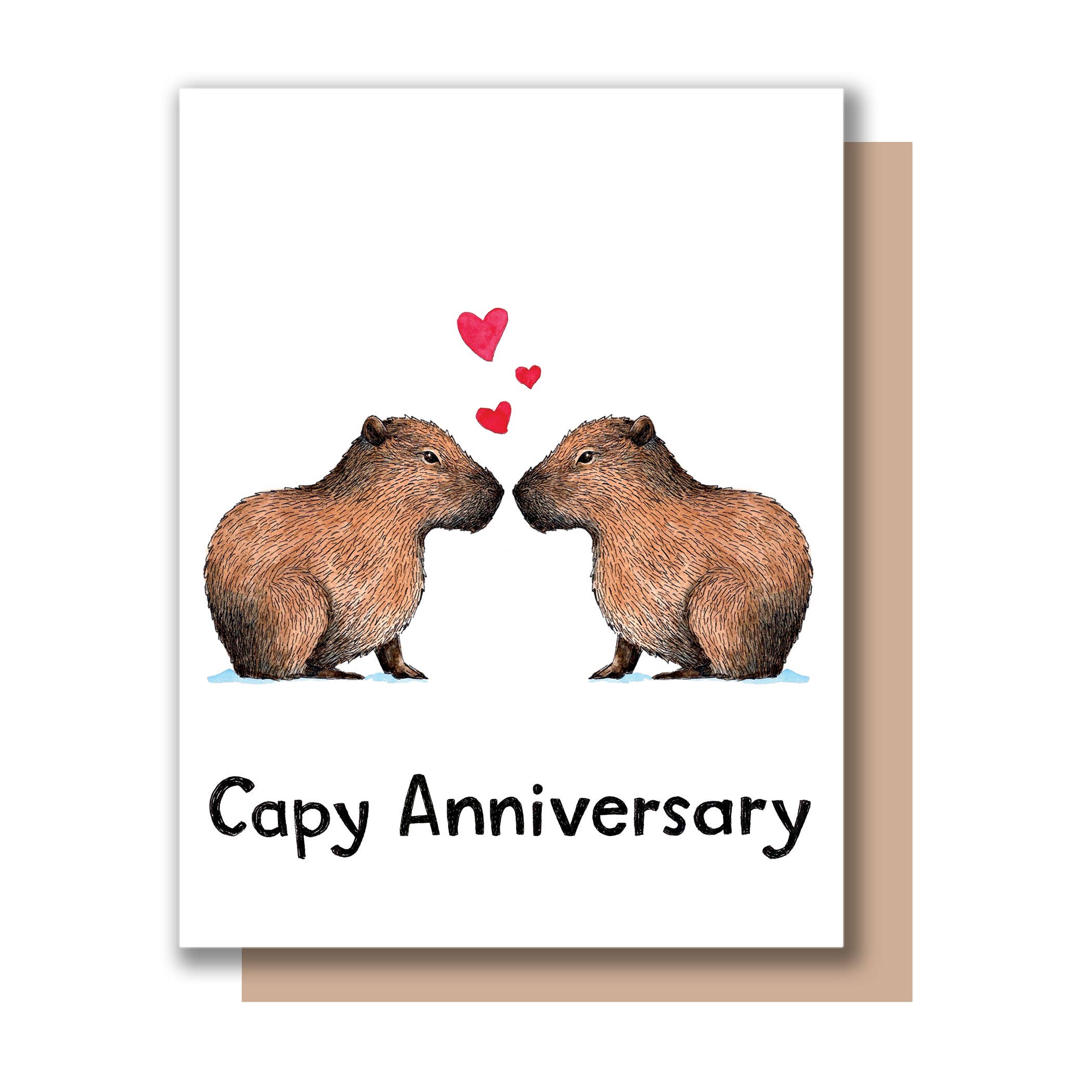 Capy Anniversary Card – Allport Editions